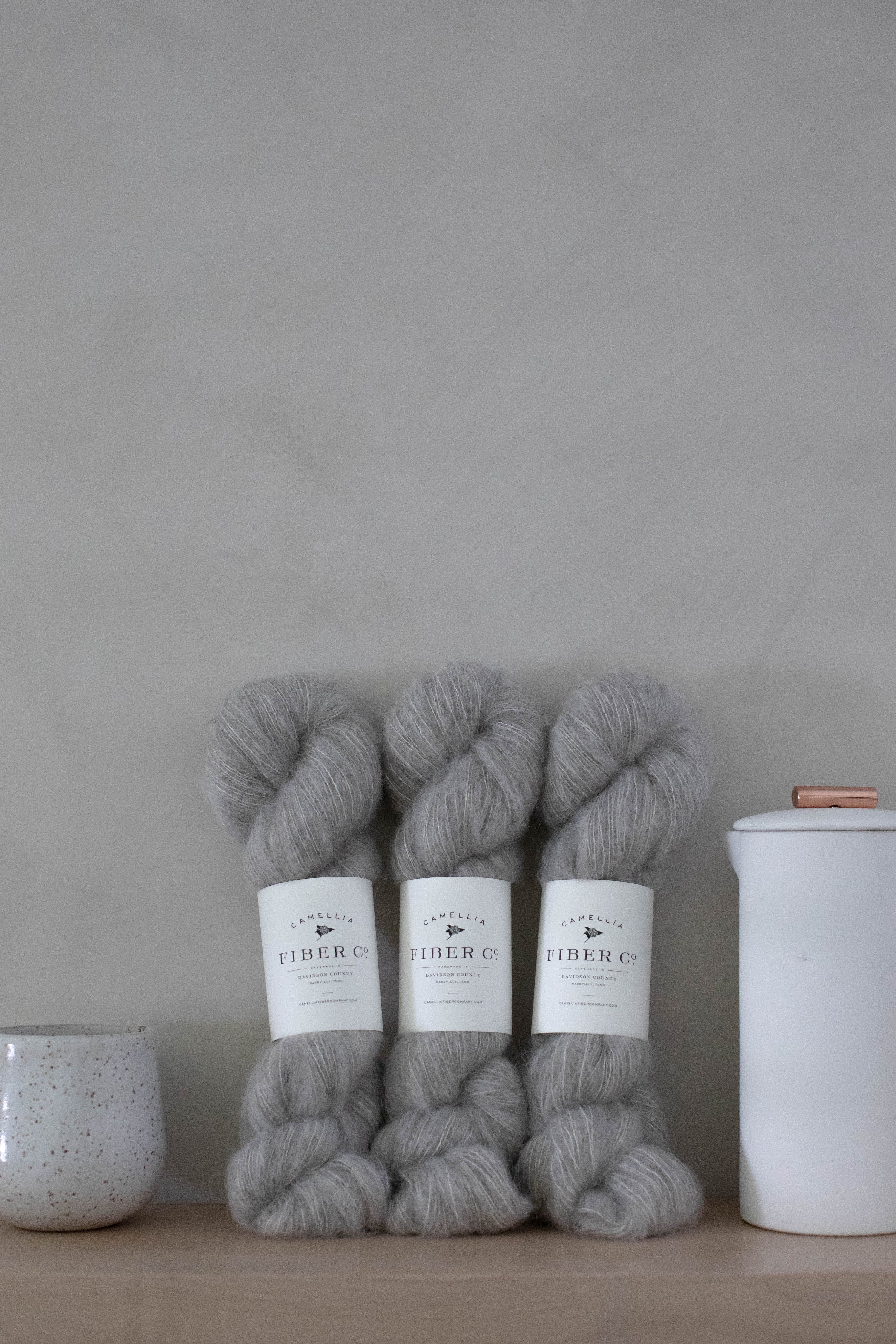 CFC Fuzzy Yak Lace - Milk Tea – Camellia Fiber Company